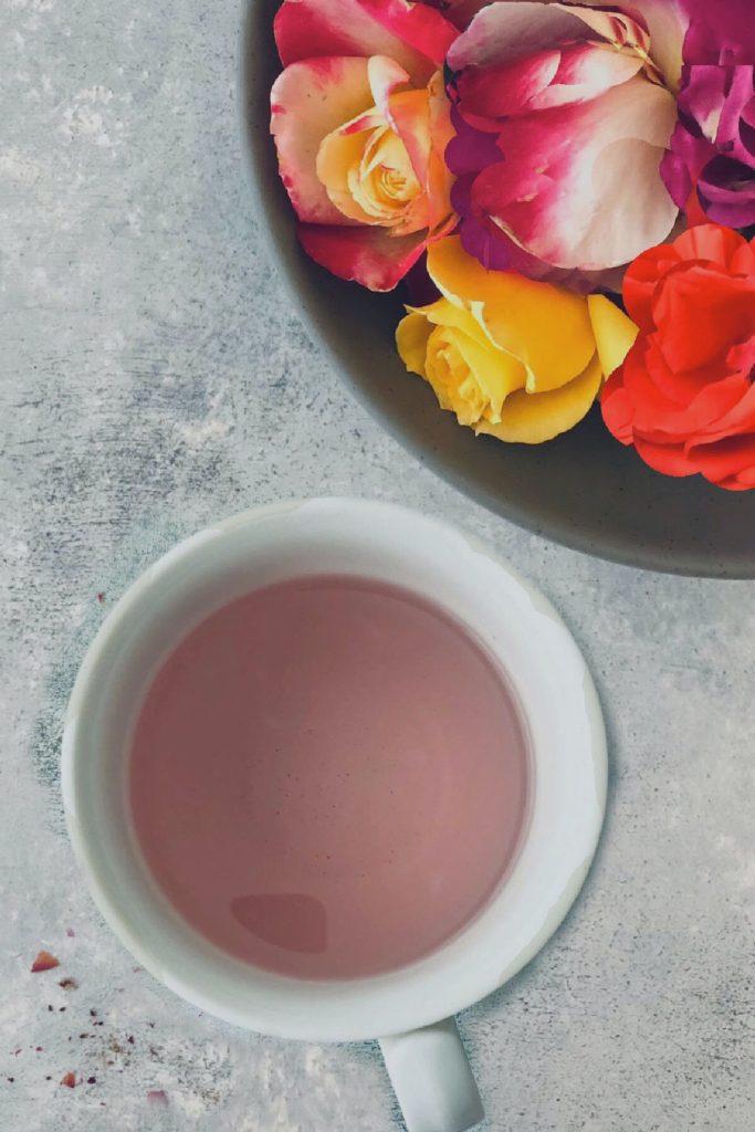 DIY Rose Petal Tea - Inspired Edibles